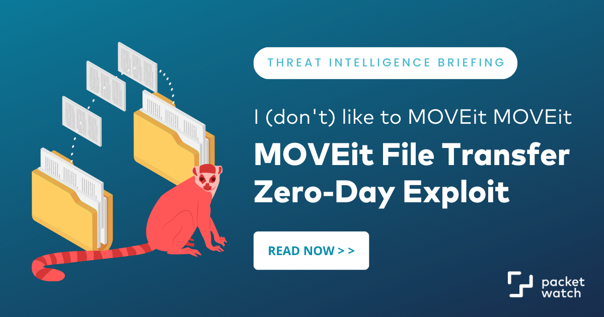 I (don't) like to MOVEit MOVEit: MOVEit Transfer Zero-Day Exploit (Updated June 15, 2023)